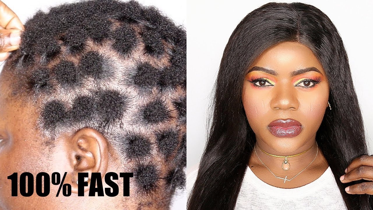 HOW TO GROW TWA HAIR FAST | AFRICAN THREADING METHOD. | 100% EFFECTIVE ...