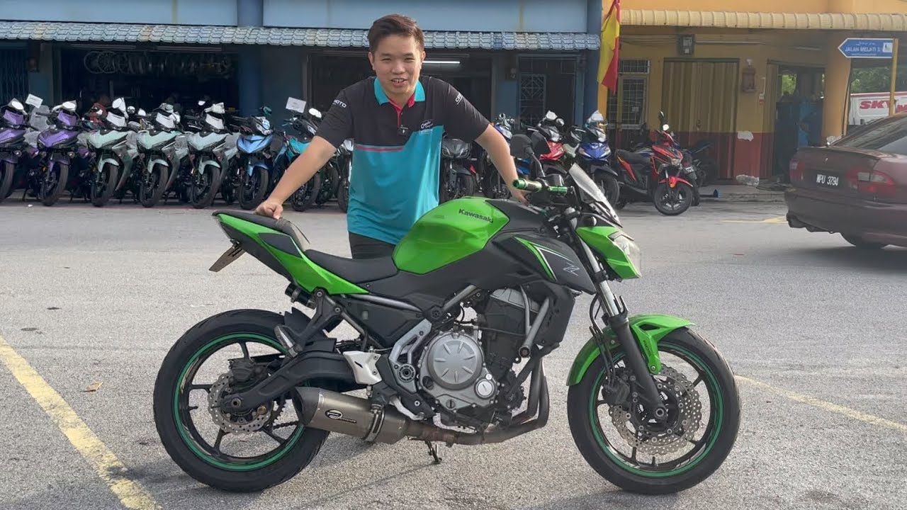 2018 Kawasaki Z650 ABS Green Edition For Sales ! G.C.ANN MOTOR - YouTube
