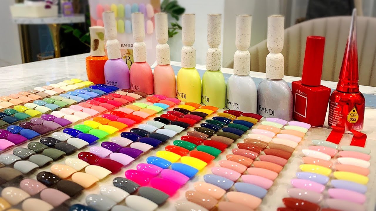 Satisfying Nail Colors Used in My Salon - YouTube