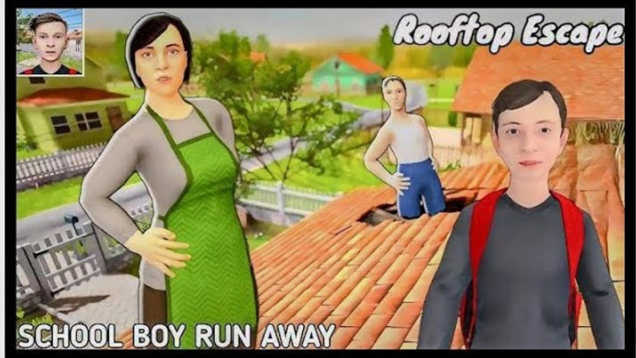 SCHOOL BOY RUNAWAY ROOFTOP ESCAPE - YouTube