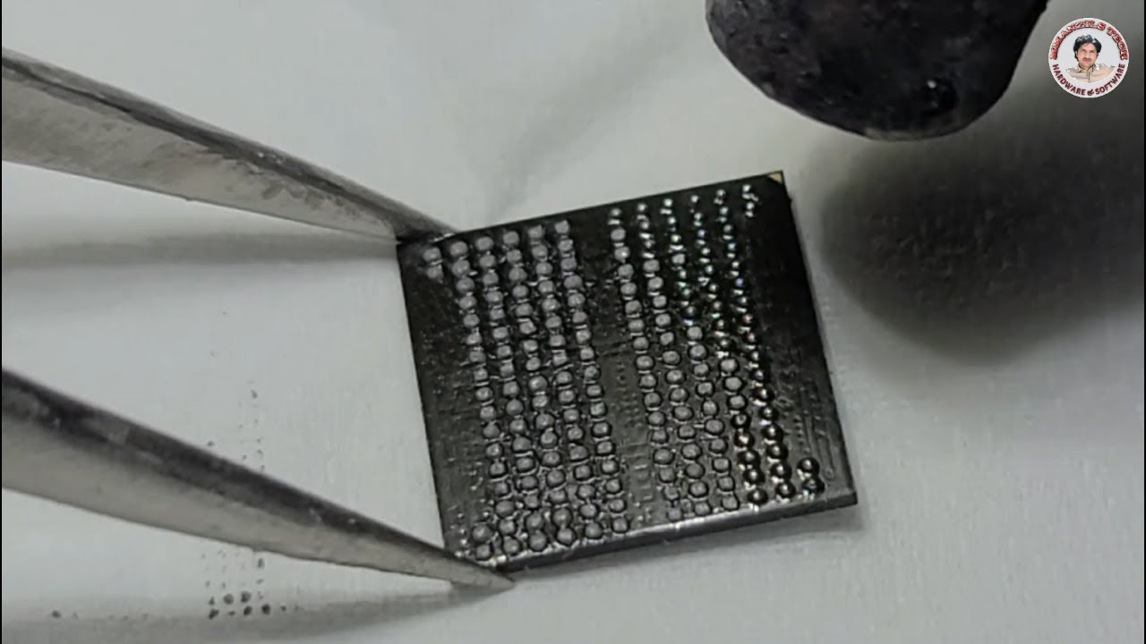 How To Reballing Ic Chip - YouTube