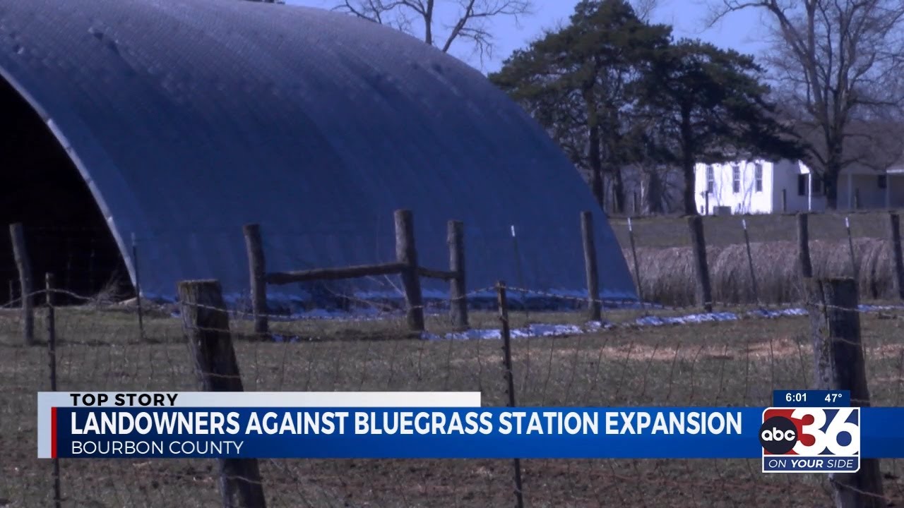 021924 Landowners against bluegrass station expansion - YouTube