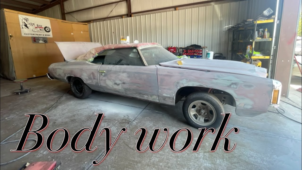 Body work on the Donk and the Fox body Mustang !! - YouTube