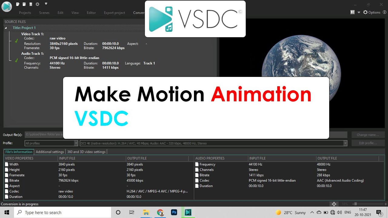 Animation Tutorial In VSDC Free Video Editor In Hindi/Urdu - YouTube