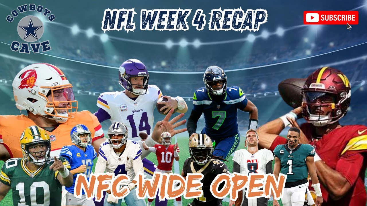 NFL Week 4 Recap | NFC Wide Open | Who are the Surprise Teams in the ...