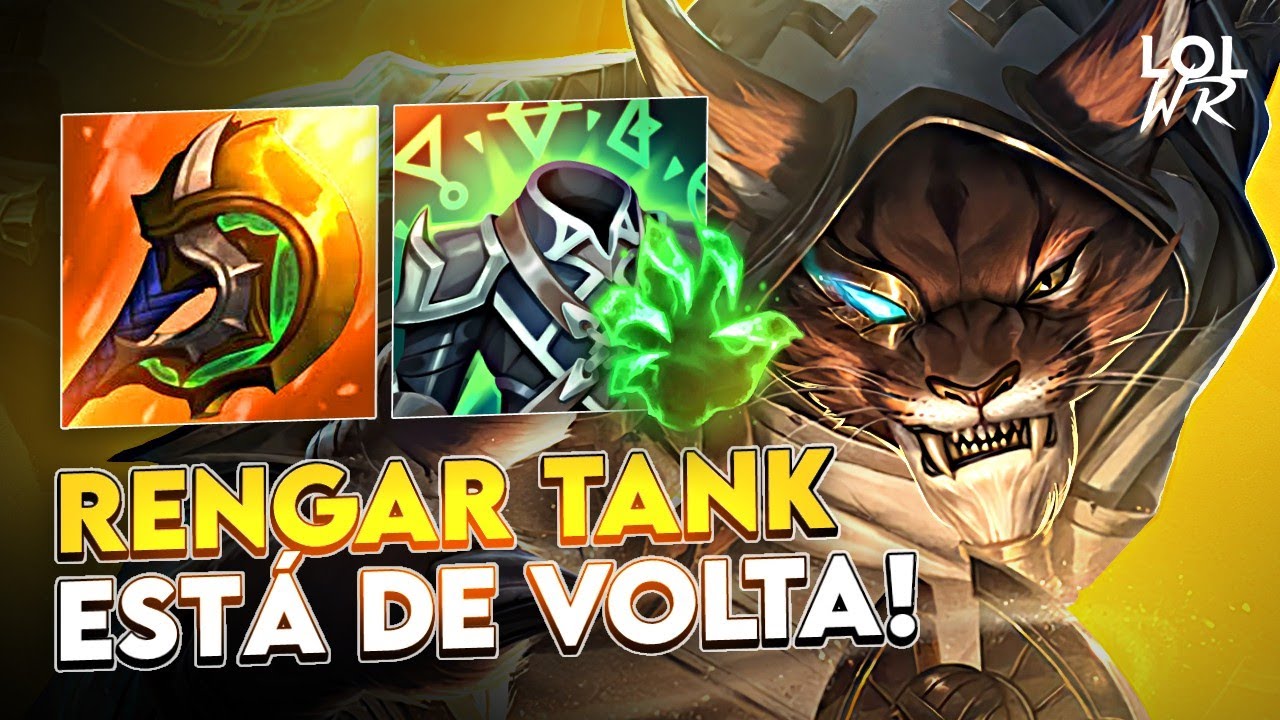 A VOLTA DO RENGAR TANK! ESSA BUILD ESTÁ ABSURDA DE FORTE | LoL Wild ...