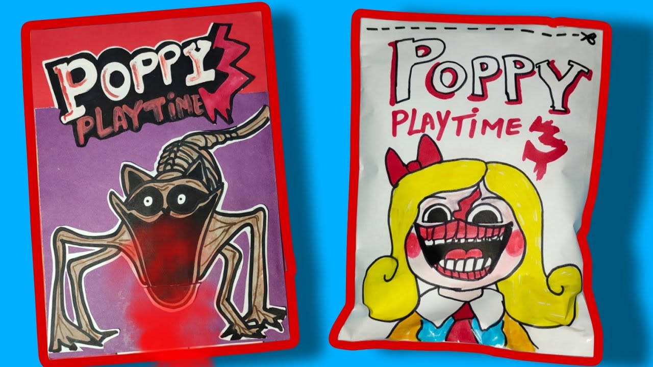 DIY 😱 POPPY PLAYTIME CHAPTER 3 GAME BOOK 🐱🧼 + Poppy Playtime 3 Miss ...