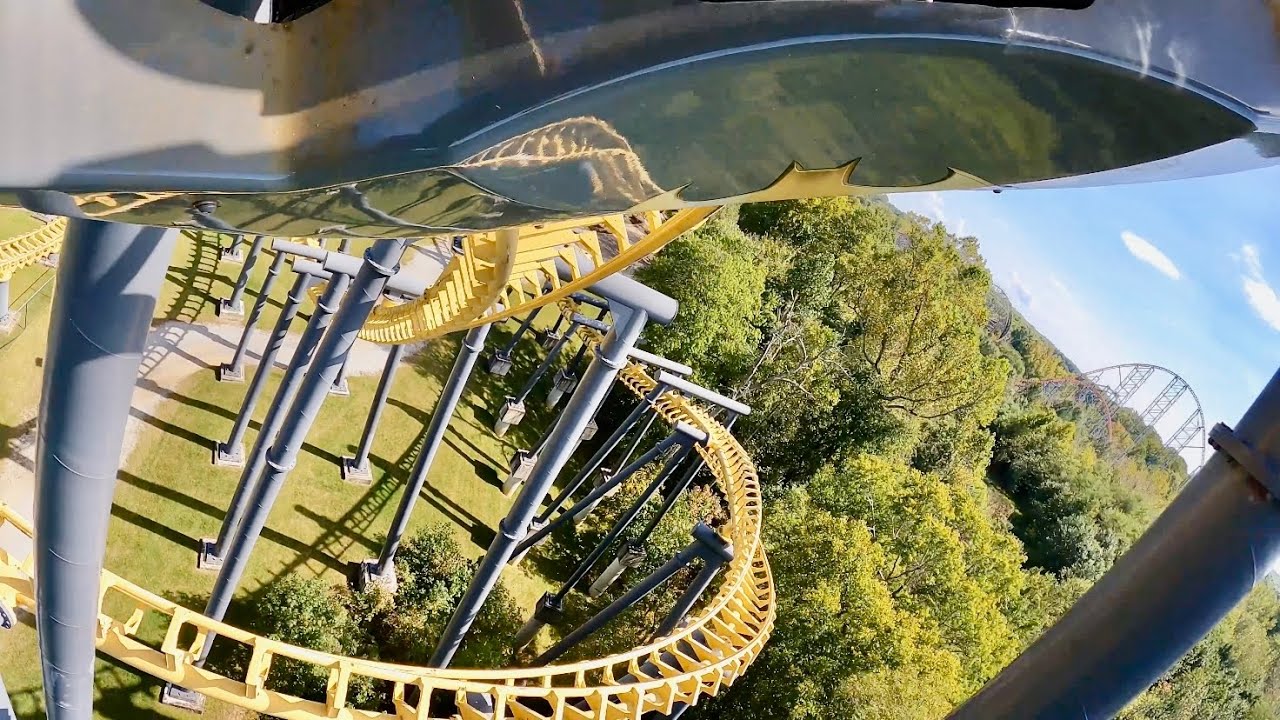 Batwing RARE Flying Roller Coaster 4K POV! | Six Flags America Maryland ...