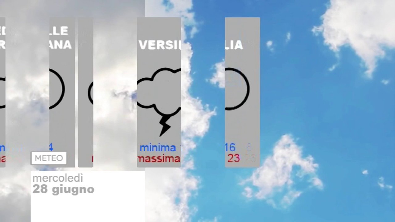 Tg Meteo 28/06/2017 - YouTube