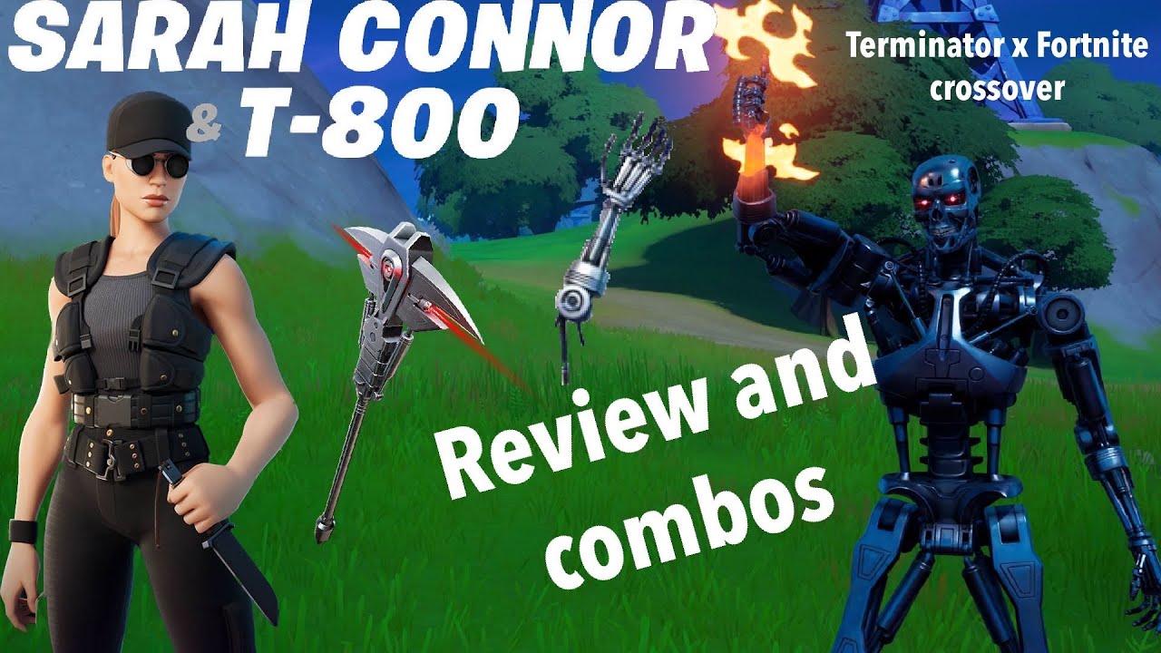 Sarah conners and t-800 skins Gameplau and review - best skin combos ...