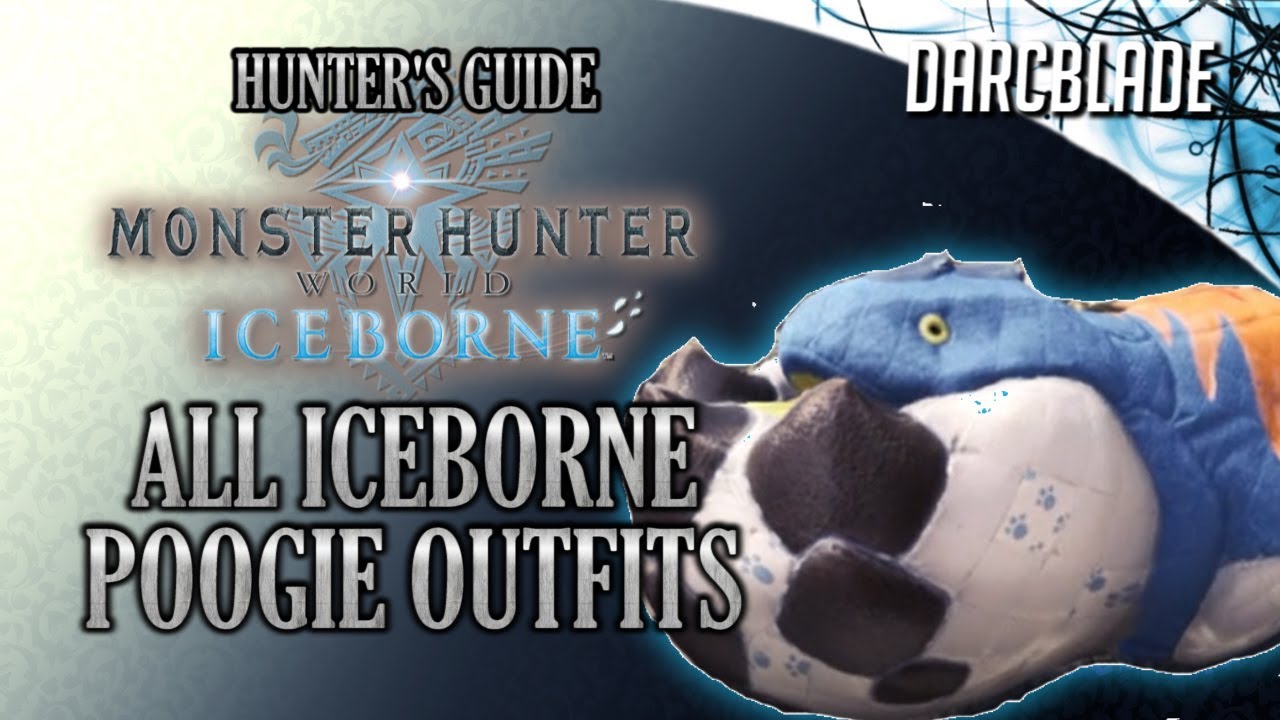 ALL POOGIE OUTFIT LOCATIONS : MHW ICEBORNE - YouTube