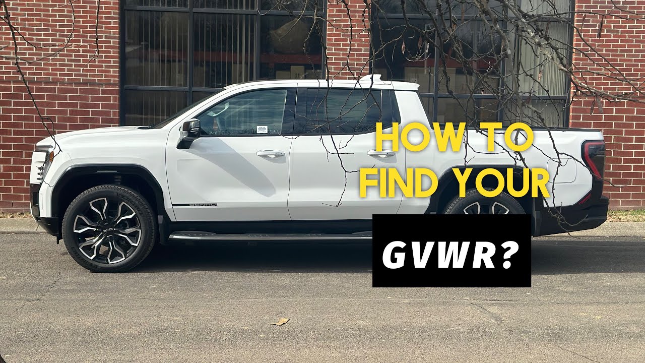 How to Locate Your GVWR sticker inside of Your GMC Sierra EV Denali ...