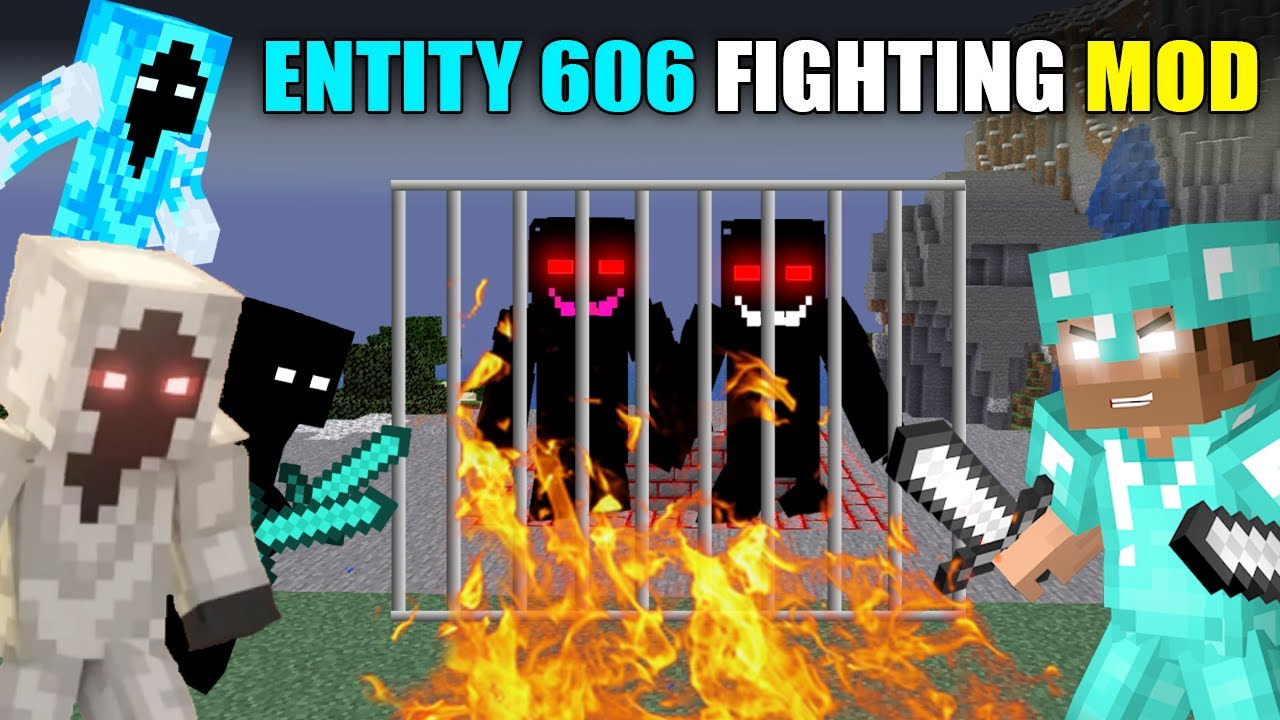ENTITY 606 VERY POWERFUL MOB 😱 HEROBRINE PLANNING TO TRAP HOGALALLA ...