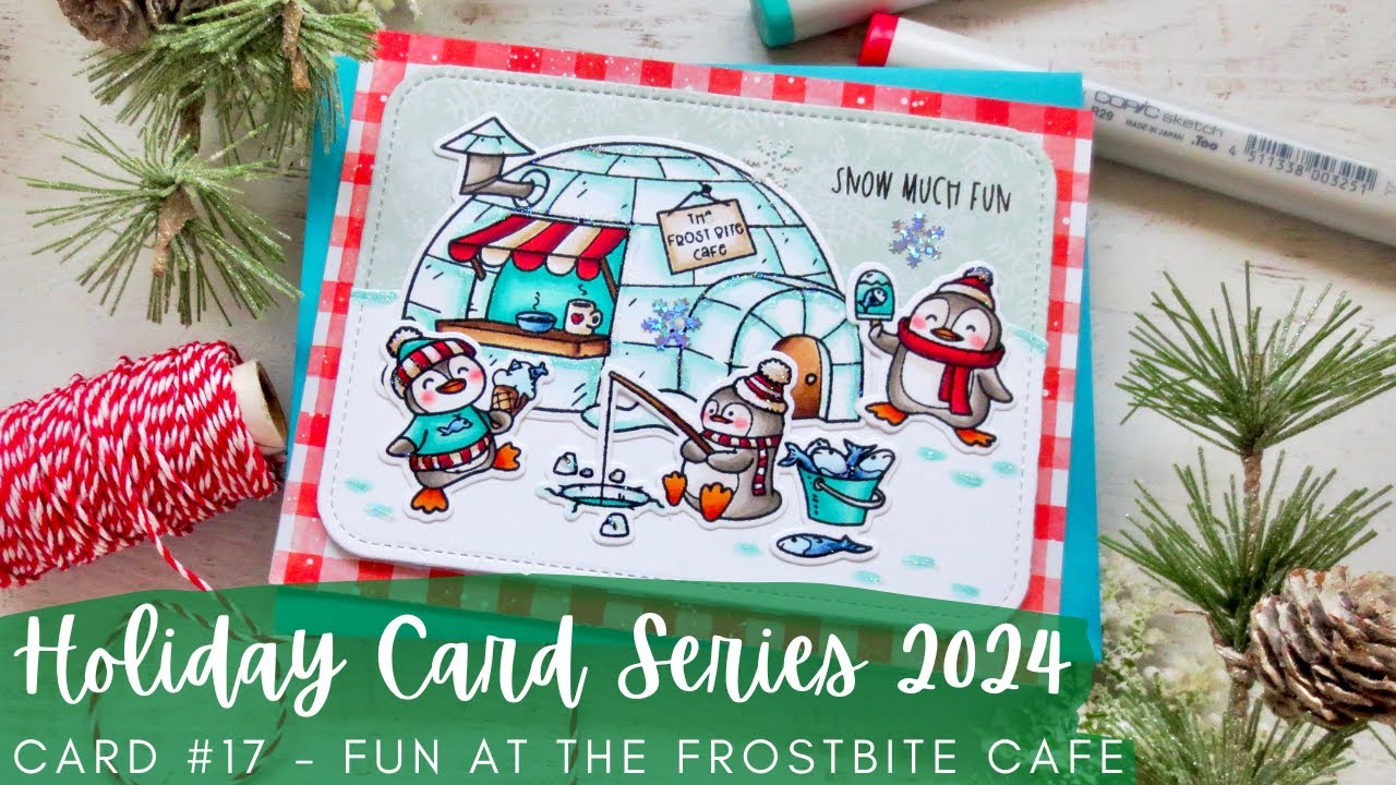 Holiday Card Series 2024 #17 | Trinity Stamps | Copic Coloring a ...