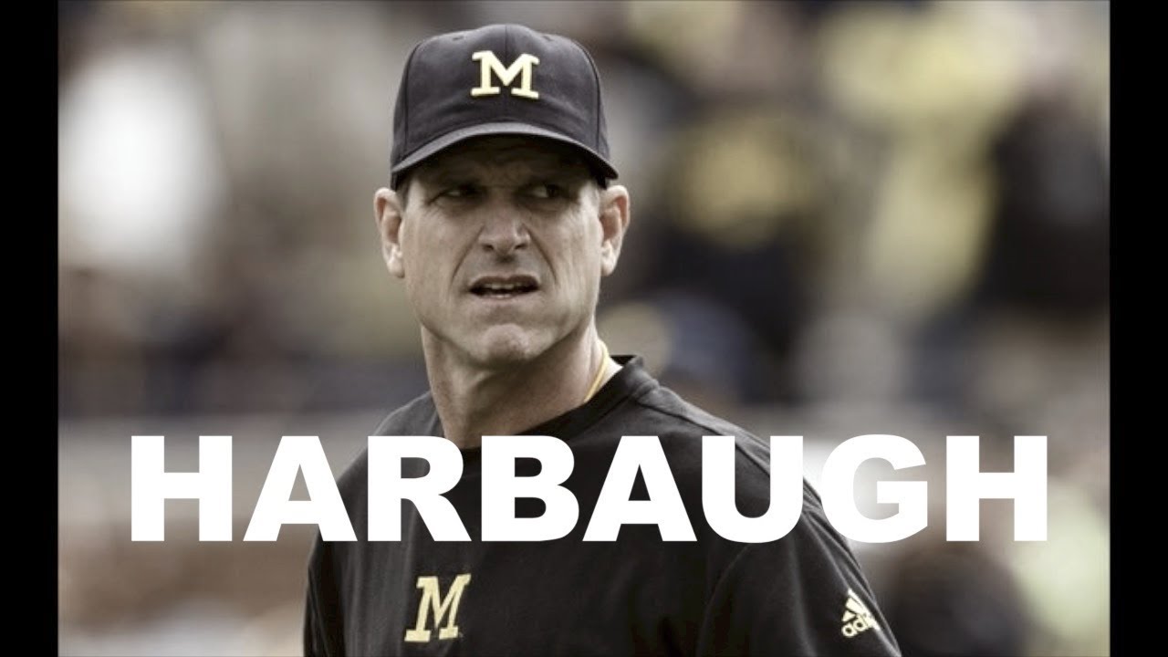 HARBAUGH: Michigan Football Meets Logan - YouTube