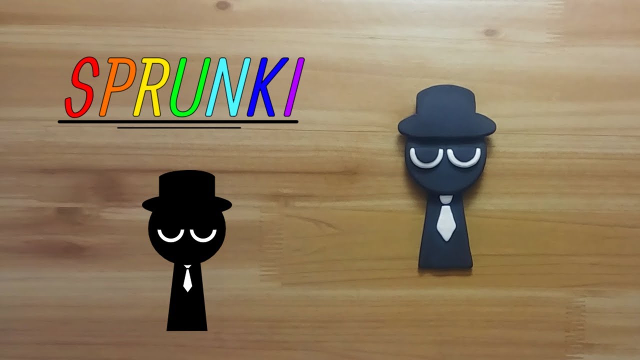 Incredibox Sprunki Black clay cracking making 스프룬키 블랙 클레이로 만들기 - YouTube