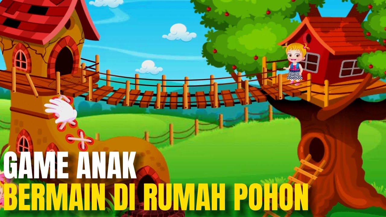 GAME ANAK ADA KEJUTAN DI RUMAH POHON RUMAH POHON - YouTube