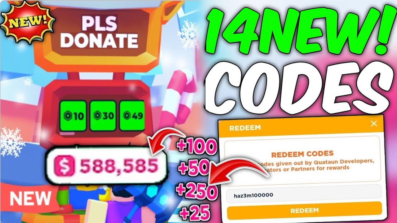 💥New!! Update💥All Working Codes For Pls Donate In January 2025 - Roblox Pls Donate Codes - YouTube