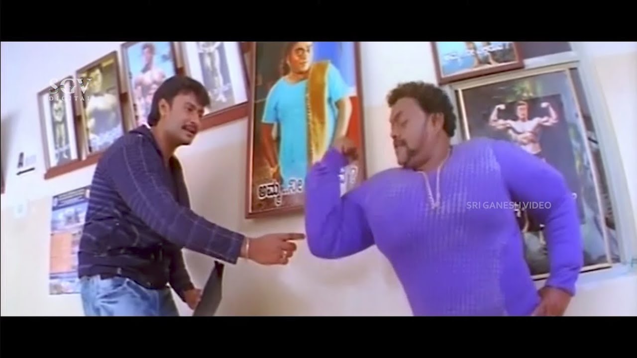 Body Builder PT Master Sadhu Kokila Scolds Darshan | Shourya Kannada ...