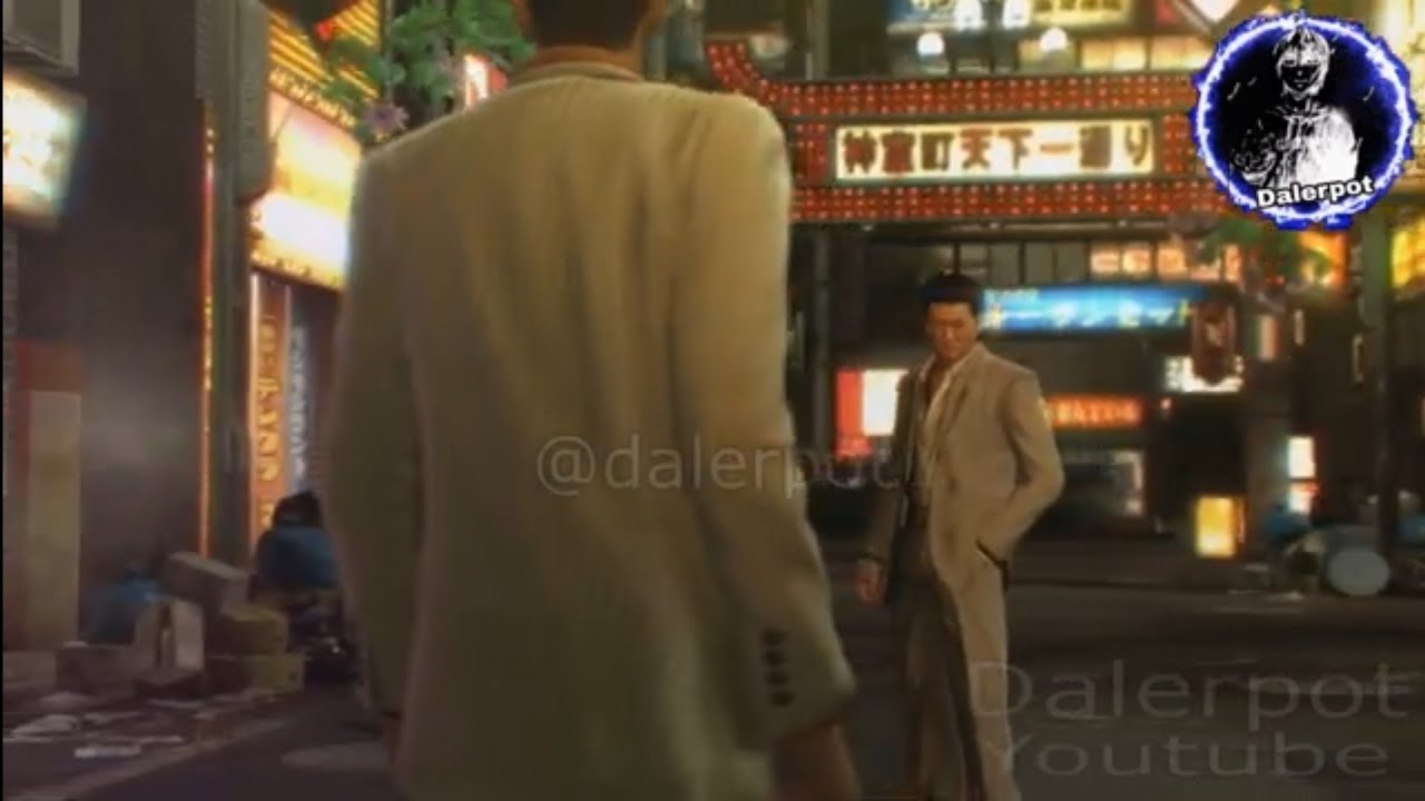 kiryu se encuentra a hiroki awano por la calle | Yakuza 0 sub español ...