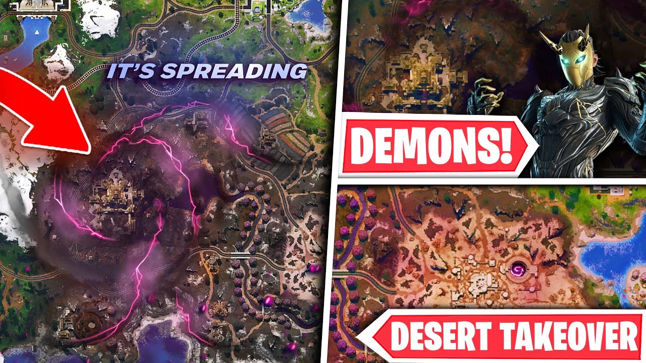 DAIGO Spreads his DEMON BIOME Across the Fortnite MAP… | Fortnite Map ...