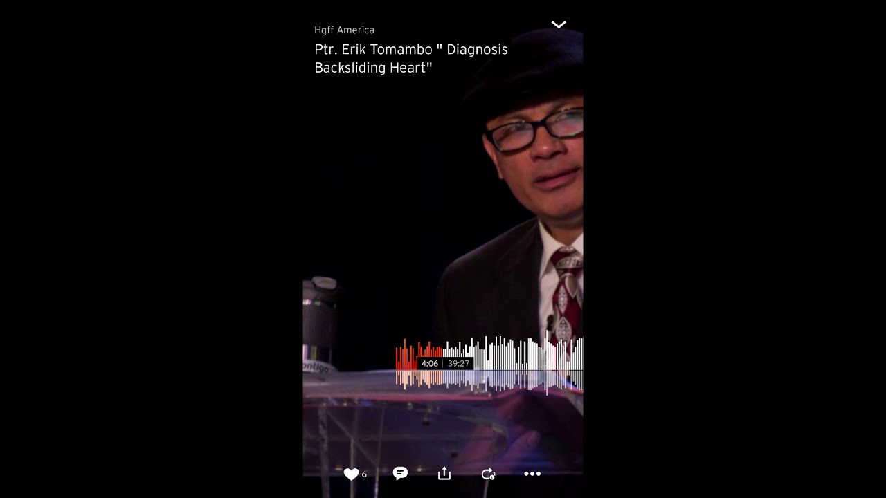 "DIAGNOSIS: BACKSLIDDEN HEART" Ptr Erik Tomambo 11 17 18 - YouTube