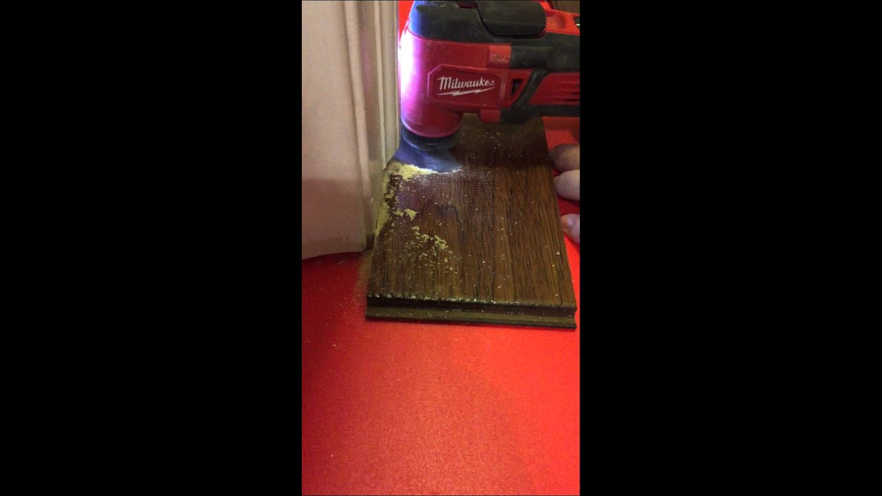 How to Cut Door Jams with and Oscillator for Flooring Installation ...