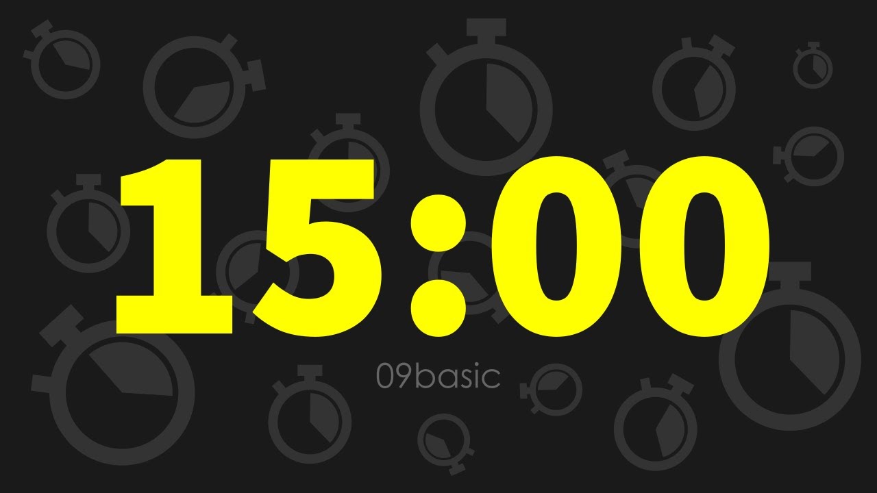 15 Minute Timer - YouTube