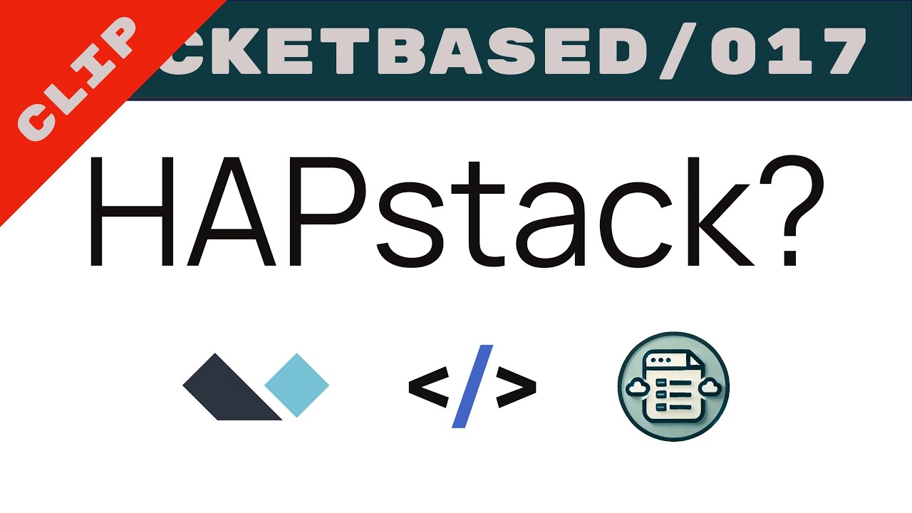 The HAPstack: A Fresh Take on Modern Web Development (HTMX + Alpine.js + PocketPages) - YouTube