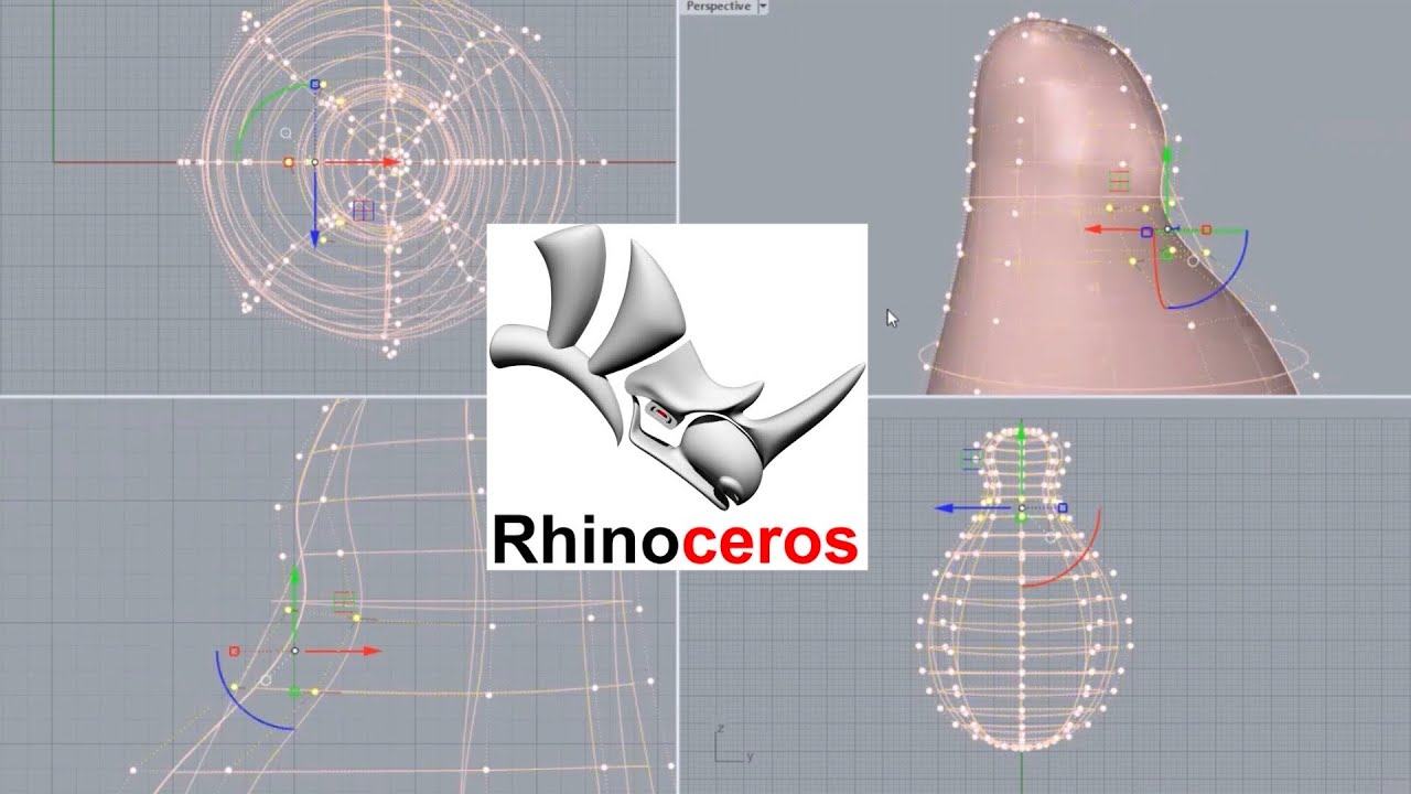 Simple Character modeling in Rhinoceros. - YouTube