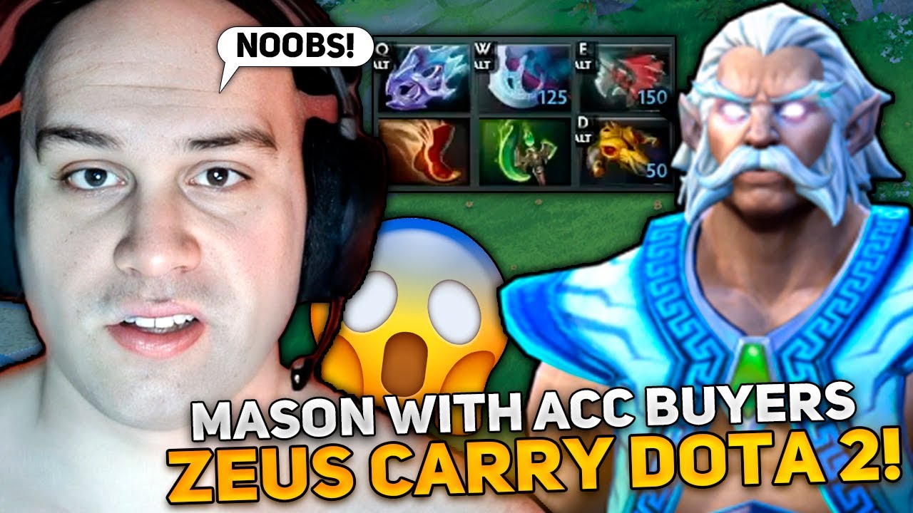 MASON with ACC BUYERS on TEAM! | MASON TRYING to WIN on ZEUS CARRY ...