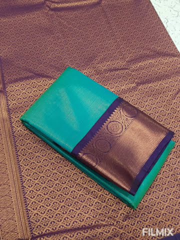 Traditional Vaira Oosi Design Semi Kanchi/Vegan Silks "Plant Based Silk ...