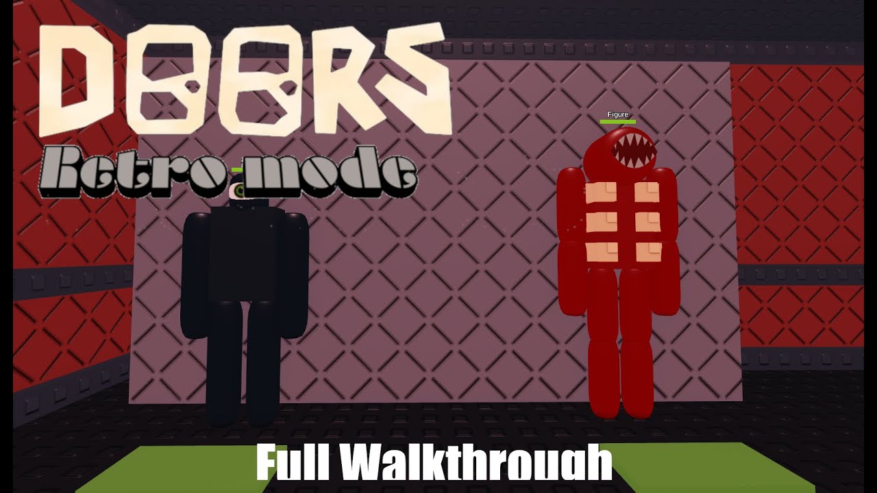 Roblox Doors / Retro Mode Walkthrough (April Fools Update) - YouTube