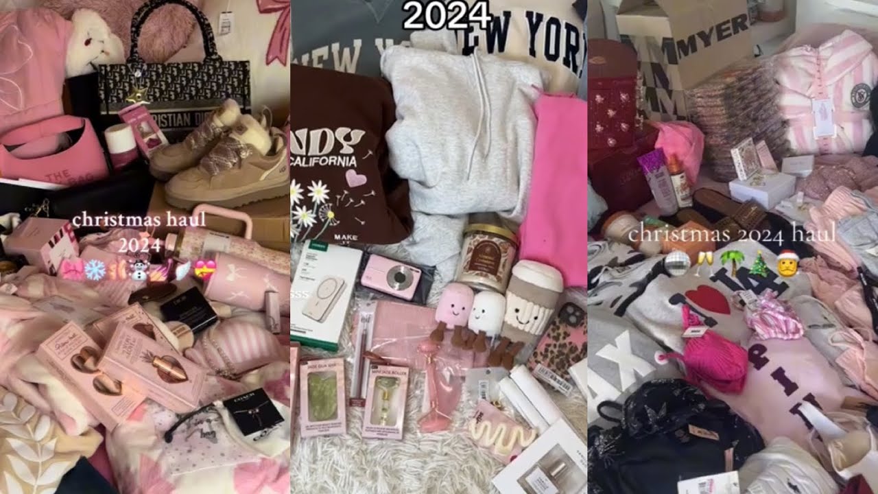 CHRISTMAS HAUL 2024 COMPILATION #1 - YouTube