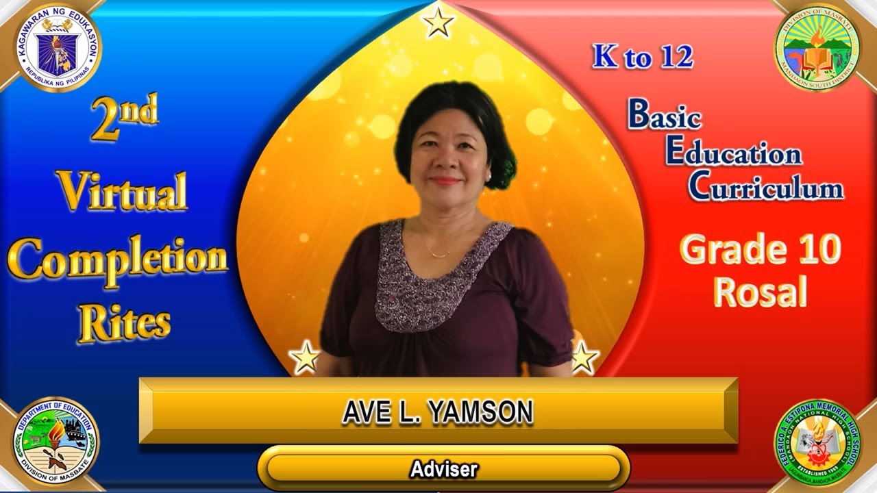 FAEMHS 2nd Completion Rites (Grade 10-Rosal) - YouTube