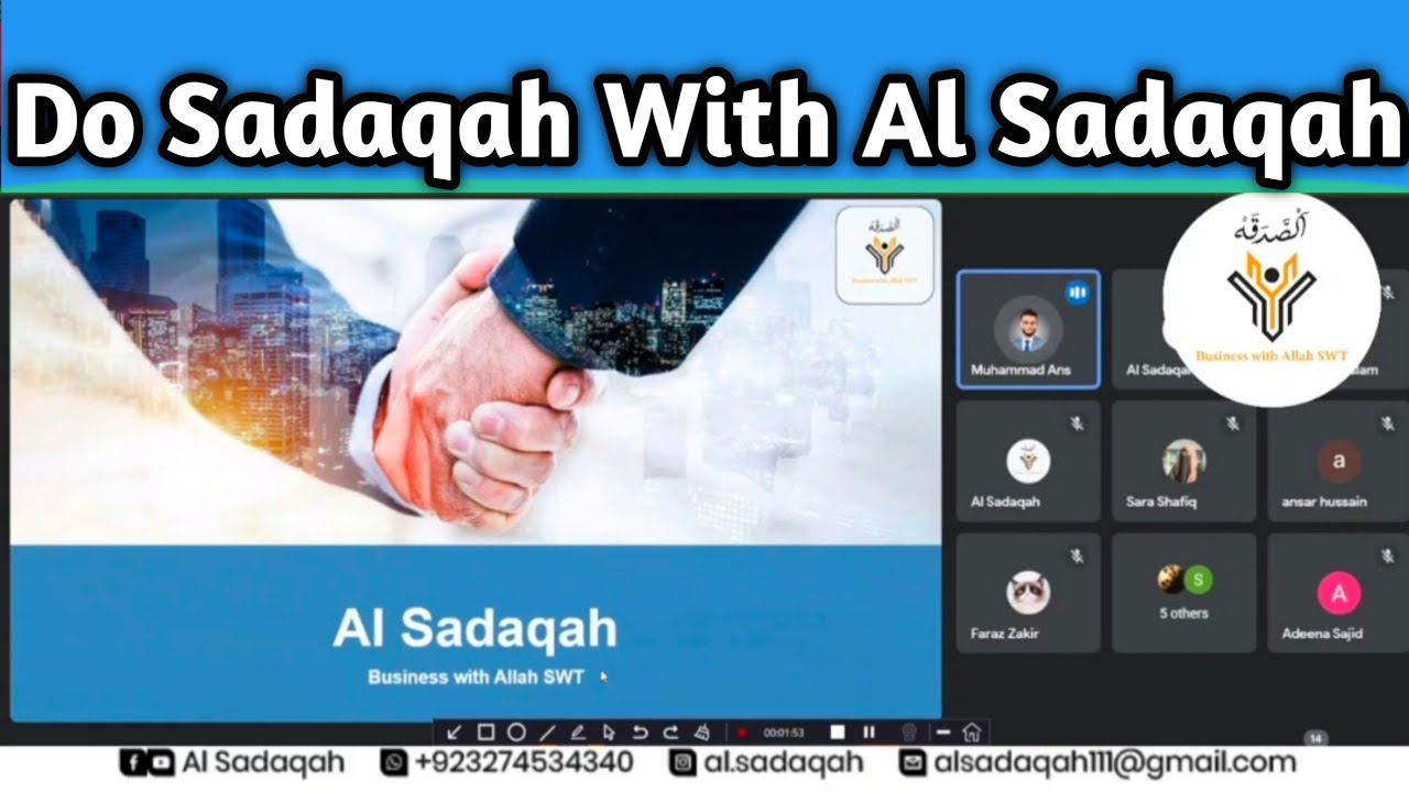 General Body Meeting of Al Sadaqah | what Al Sadaqah Do & Future Goals ...
