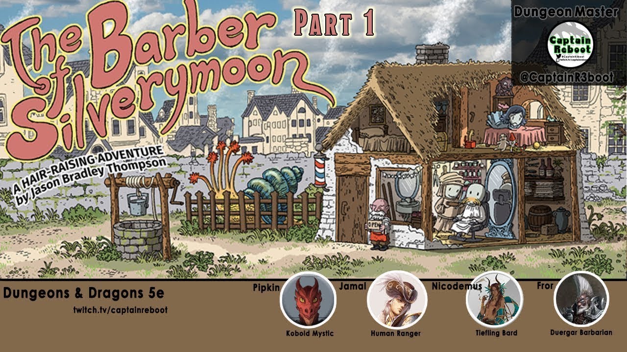 The Barber of Silverymoon (Part 1) - D&D 5E on Roll20 - YouTube