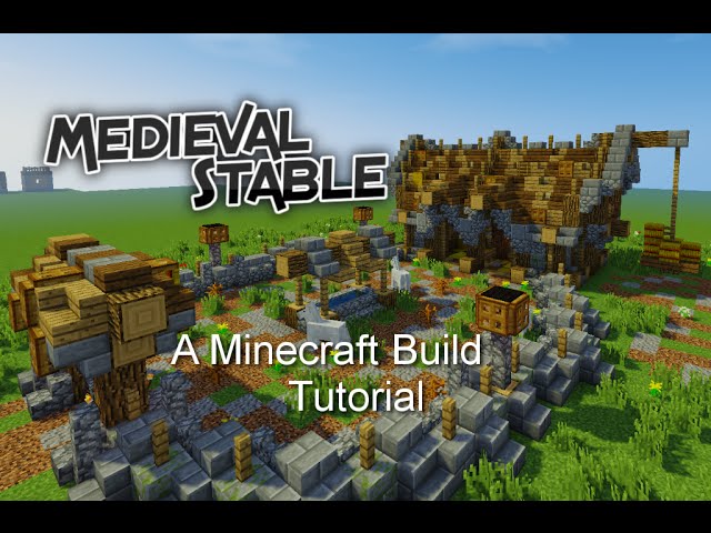 Minecraft Medieval Stables