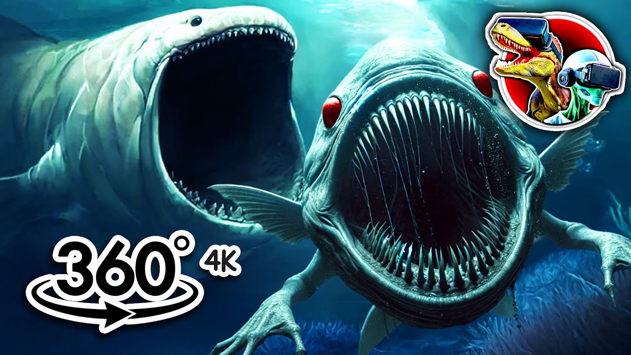 360 Space Sea Eater VS Bloop Sea Monster | 360 video 4K - YouTube