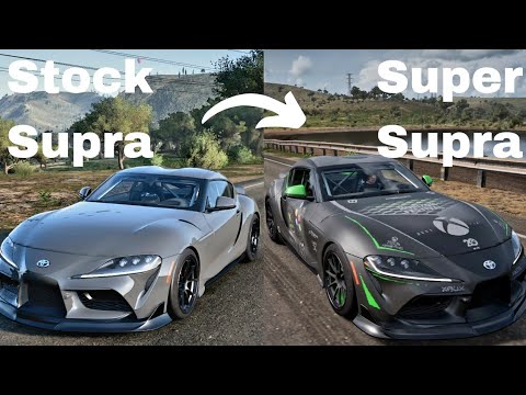 I TUNED MY STOCK SUPRA INTO SUPER SUPRA (400km/h +) - YouTube