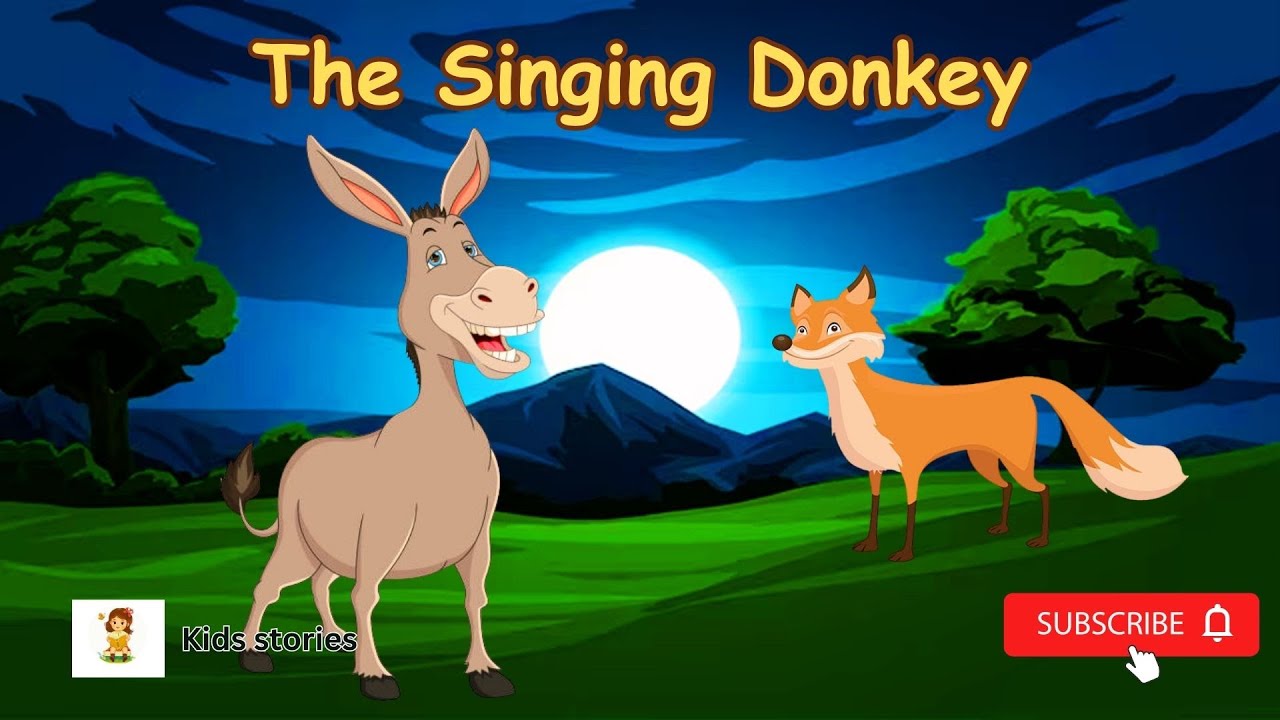 The Singing Donkey| English Stories | Learning Stories for Kids | Moral ...