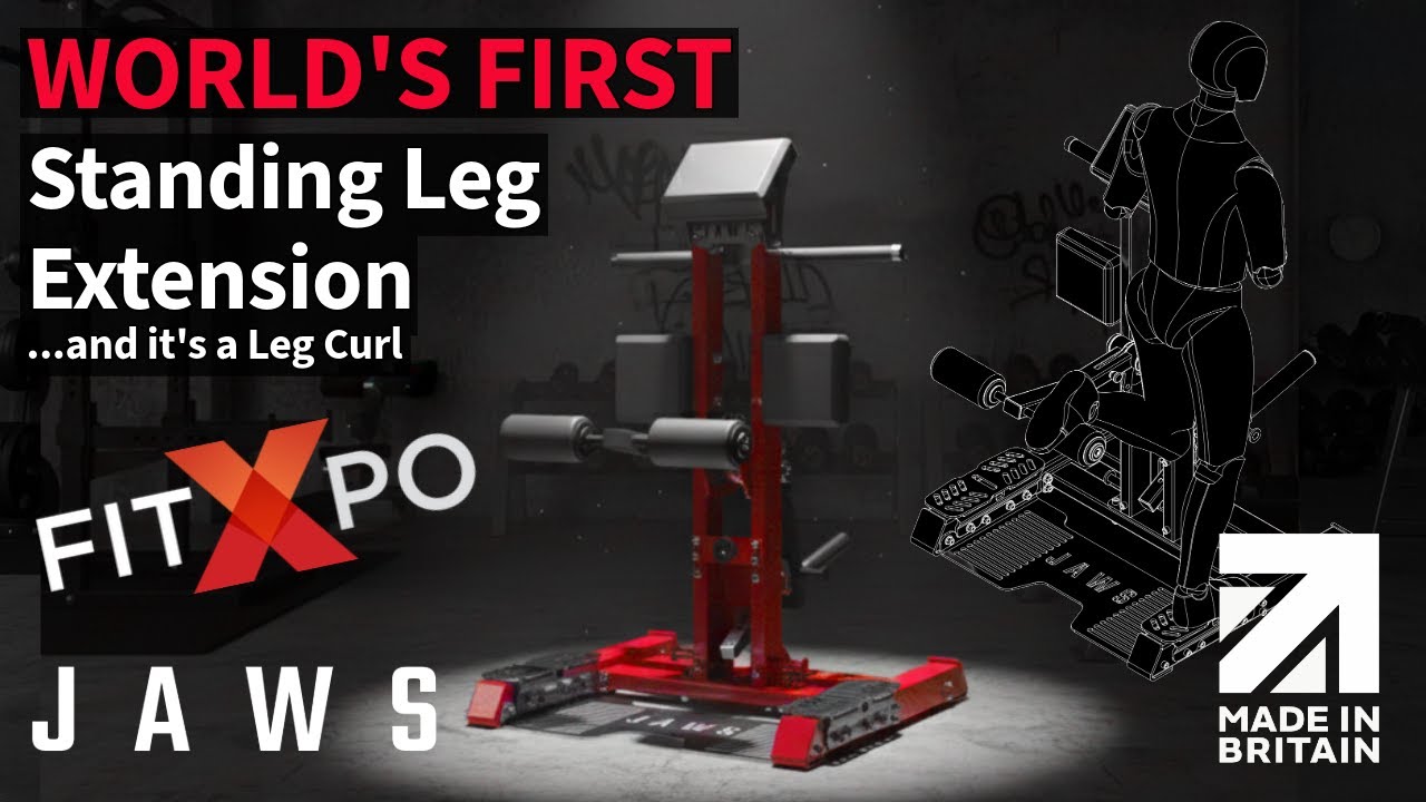 World-First: JAWS Legacy Standing Leg Extension & Curl | Prototype Test ...