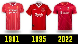 The History Of The Liverpool FC Home Kit Liverpool FC This Is Anfield ...