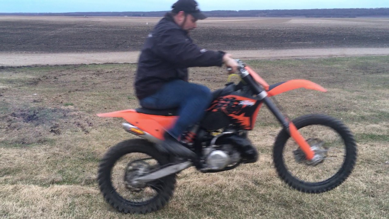 KTM CR500 Conversion Starting - YouTube