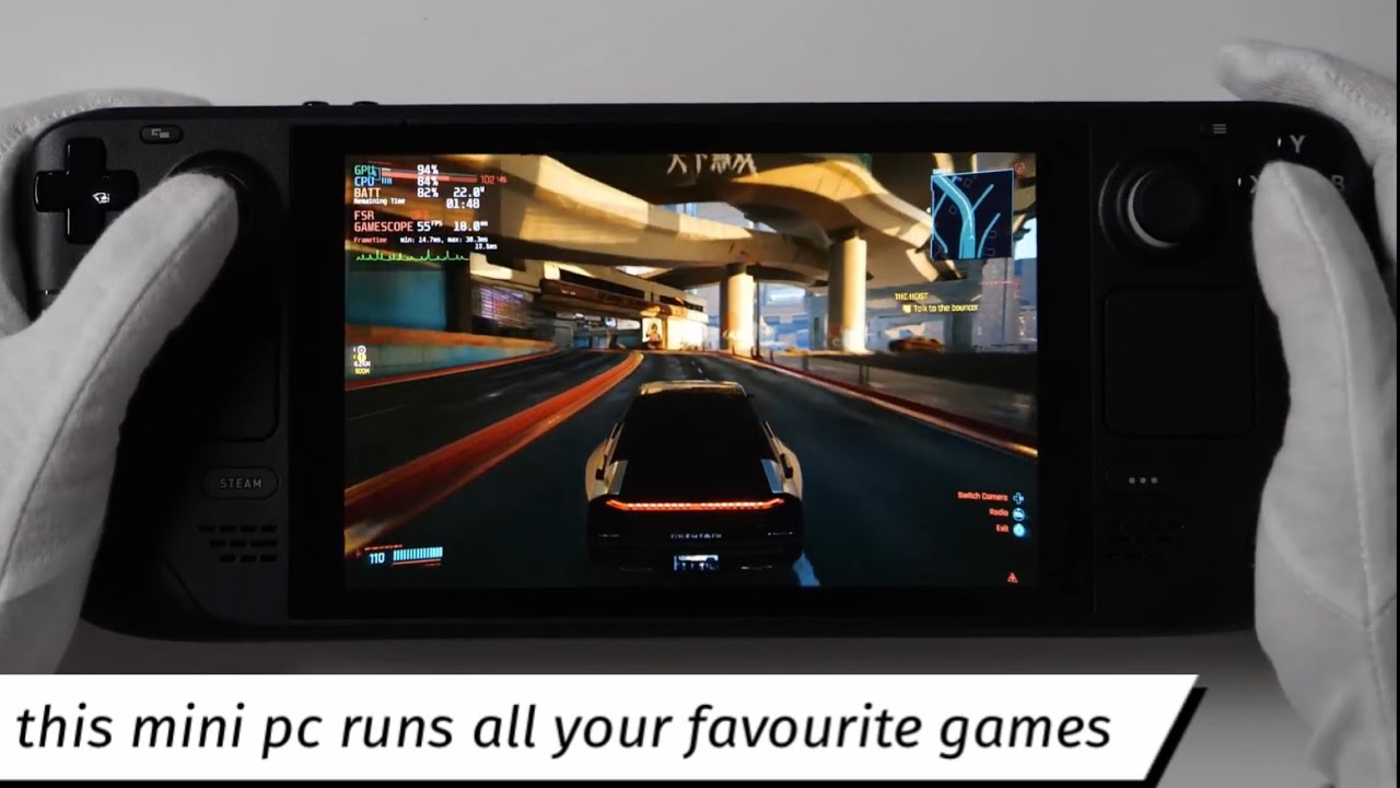 Steam deck unboxing || the ultimate handheld gaming pc (cyberpunk , GTA ...