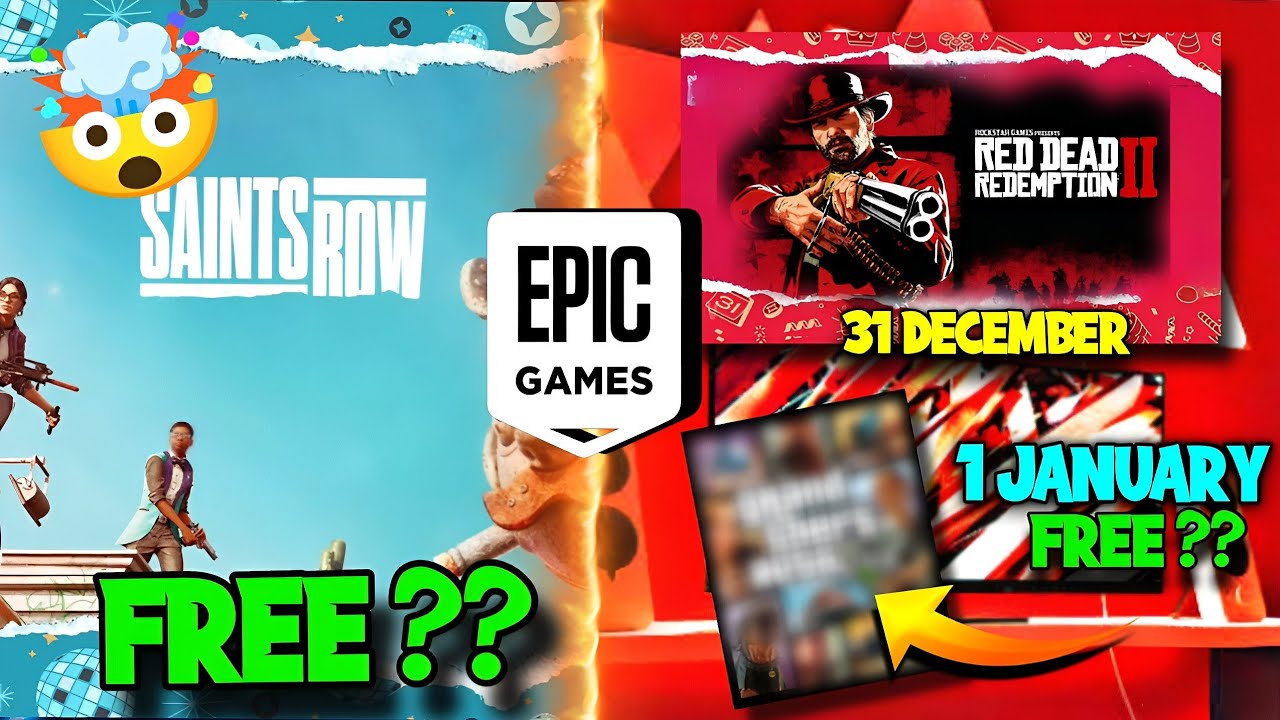 31 December free epic game 😱 confirmed 👍 || rdr 2 free and ghost runner ...