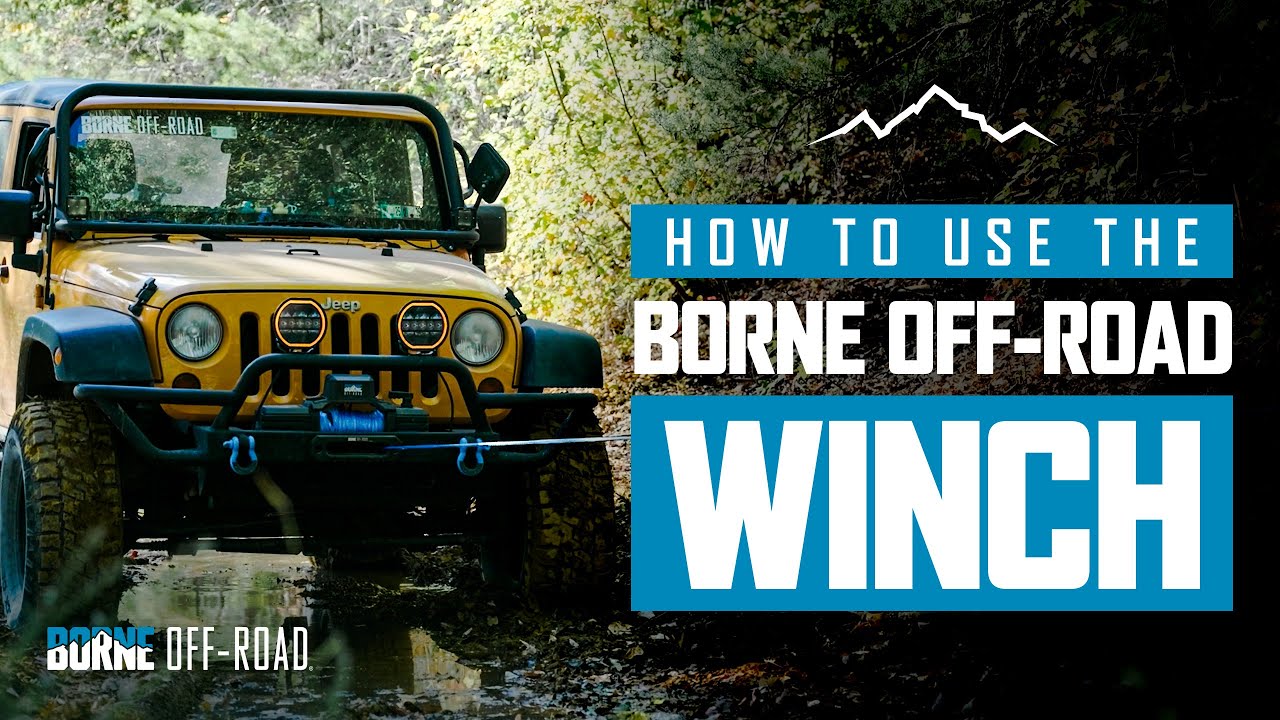 How to Get Unstuck Off-Road: Borne Off-Road Winch and Tree Saver Strap ...