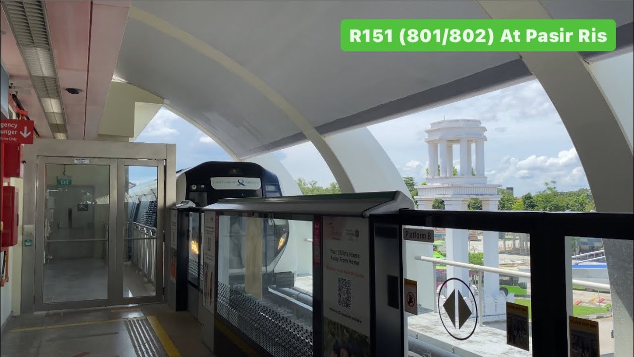 [From PSR Turnback Tracks][SMRT] R151 (801/802) at Pasir Ris - YouTube
