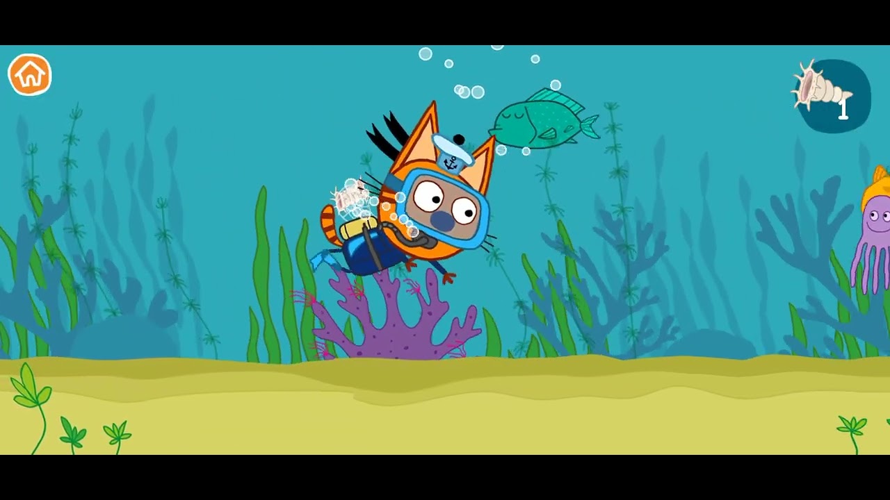 cat deep diving - YouTube