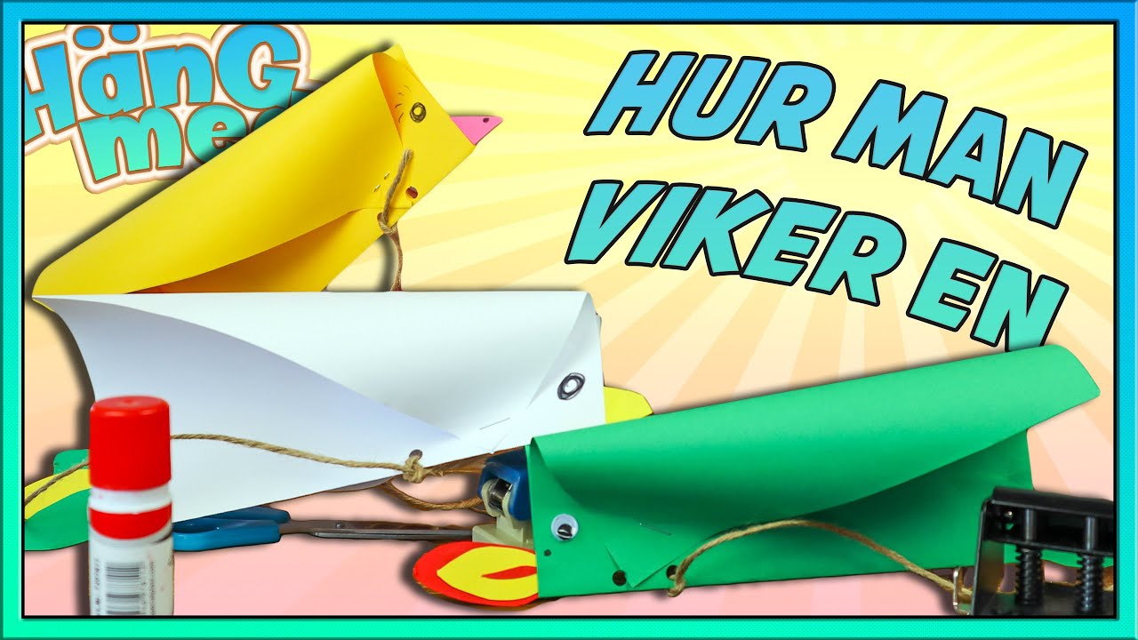 Hur gör man en Pappersdrake 📄 ️🐉 - YouTube